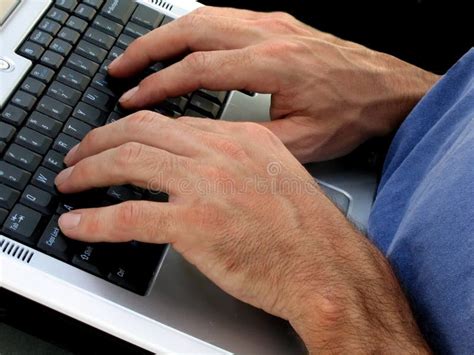 Busy Hands Stock Image Image Of Working Type Email Notebook 160711