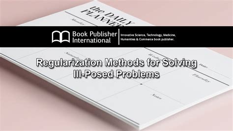 regularization methods for solving ill posed problems youtube