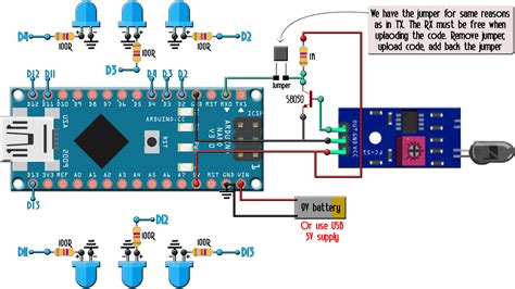 schematic infrared arduino receiver