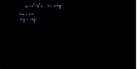 solved show that the functions u and r satisfy the cauchy riemann