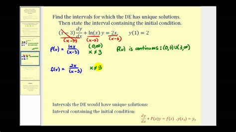 identified one can then determine the solution to the linear first order differential equation give