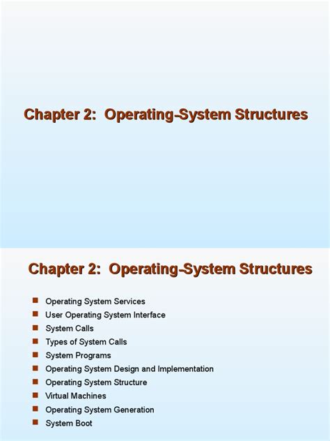 chapter 2 operating system structures pdf operating system kernel operating system