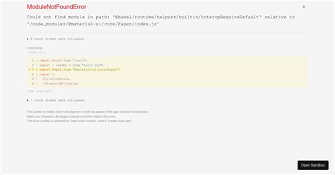 DevExtreme React Grid For Material UI Codesandbox