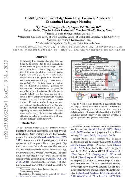 pdf distilling script knowledge from large language models for constrained language planning