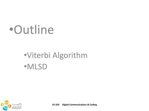 ppt maximum likelihood sequence detection and the viterbi algorithm powerpoint presentation id