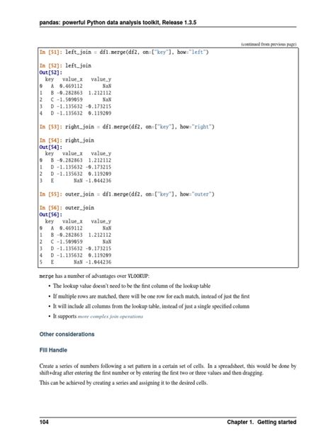 pandas powerful python data analysis toolkit pdf parameter computer programming comma
