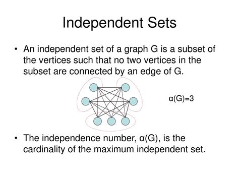 ppt the maximum independent set problem powerpoint presentation free download id 217462