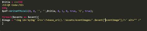 php how to insert image in tcpdf codeigniter from database stack overflow