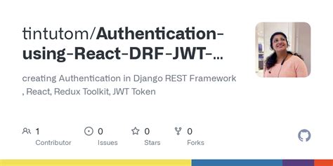 GitHub Tintutom Authentication Using React DRF JWT Redux Creating