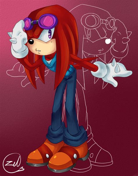 Knuckles The Echidna By Zeldaprincessgirl100 On Deviantart