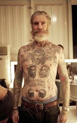 Pensioners Show Off Skin Covered In Tattoos Daily Mail Online