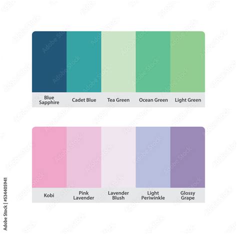 Shades Of Purple Color Chart With Names