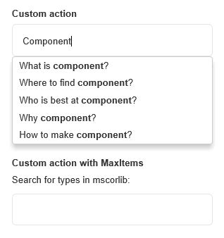 Incremental Search ASP NET Core MVC Controls ComponentOne