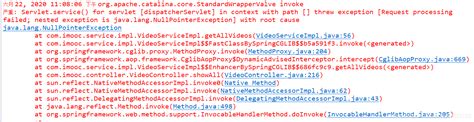 报错解决：rvice for servlet [dispatcherservlet] in context with path [] threw exception
