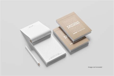Mockup De Bloc De Notas Archivo PSD Premium