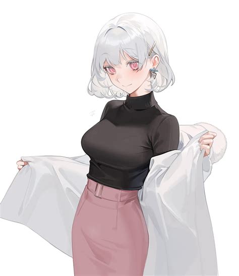Silver Hair Anime Girl Characters