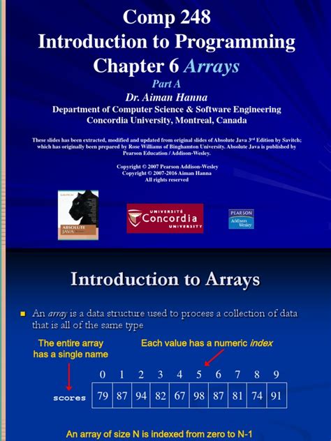 5 arrays parta pdf java programming language variable computer science