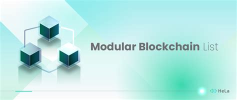 7 Best Modular Blockchains To Consider In 2024 HeLa