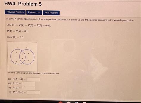 solved hw4 problem 5 previous problem problem list next