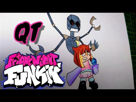 Como DIBUJAR A QT De FRIDAY NIGHT FUNKIN Facil PASO A PASO HOW To