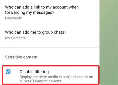 How To Enable Disable NSFW On Telegram Full Guide Explorar O