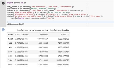 Python Pandas Describe Function Doesn T Print Anything On PyCharm