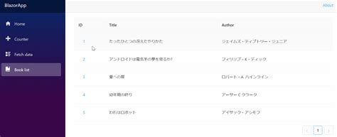asp core blazor webassembly と web api と entity framework core で sql server のデータを取得したり追加したり更新