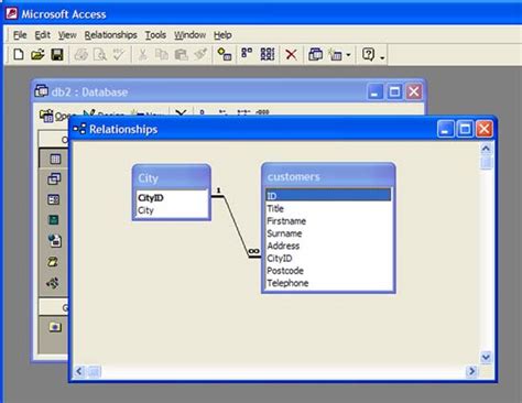 teach ict a level computing ocr exam board linke tables relationship