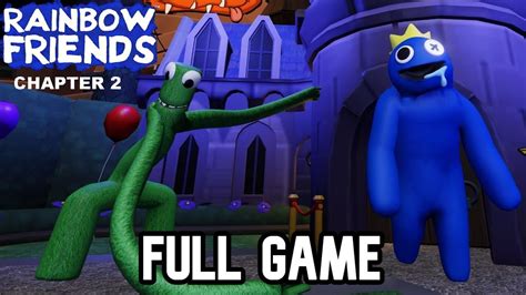 Rainbow Friends Chapter 2 Full Gameplay Playthrough Full Game YouTube