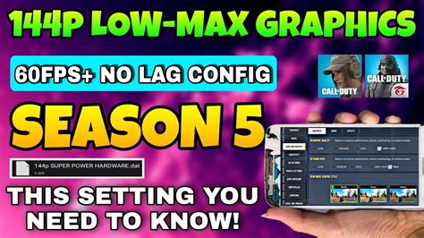 How To Fix Lag In Codm Season 5 Best Settings To Increase FPS In Cid