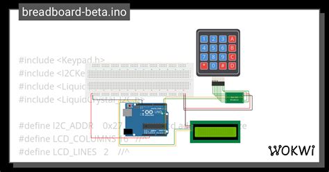 Keypad Lcd I2c Wokwi Esp32 Stm32 Arduino Simulator