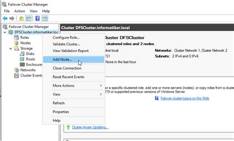 add a new node to windows server failover cluster it blog