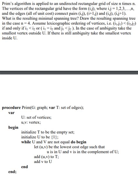 solved prim s algorithm is applied to an undirected
