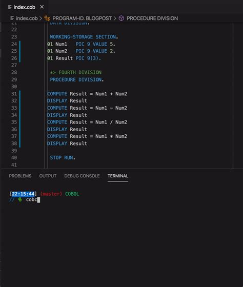 the basics of cobol programming language by sebastian de lima medium