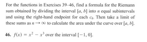 solved for the functions in exercises 39 46 find a formula