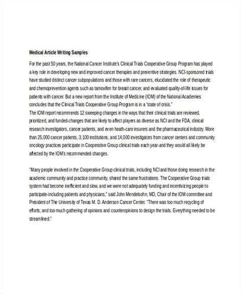 Article Writing 45 Examples Samples Format How To PDF