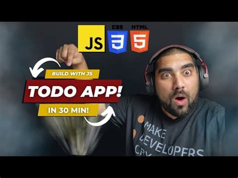 Beginner Javascript To Do App Build A Javascript Project That Works On