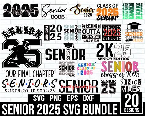 Senior 2025 Svg Bundle Senior 2025 Svg Graduation Svg Bundle Senior Svg