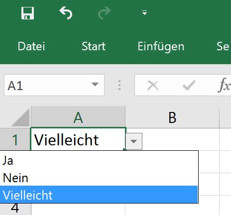 Excel Dropdown Liste Erstellen Tippscout De