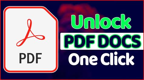 How To Unlock PDF File How To Remove Password From PDF File Easily