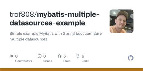 github trof808 mybatis multiple datasources example simple example mybatis with spring boot