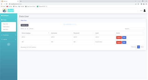 source code aplikasi monitoring berbasis web codeigni