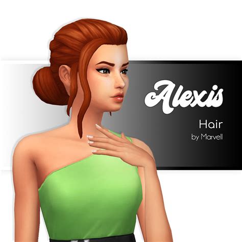 Sims 4 Maxis Match Cc Bun Hairstyles Girls Guys Fandomspot