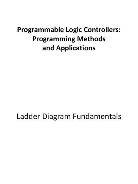 programmable logic controllers pdf