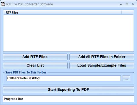 rtf to pdf converter software
