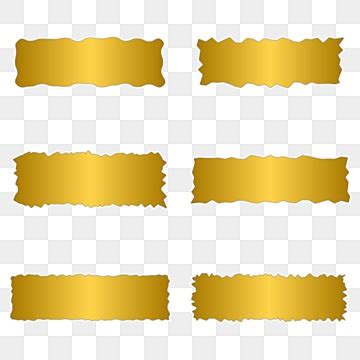 Gold Text Box Banner Title Frame And Label With Icon Place Text Box