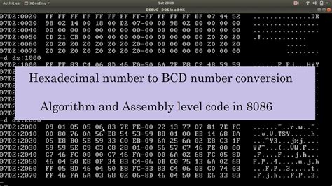 Conversion Of Hexadecimal To BCD Number 8086 Microprocessor