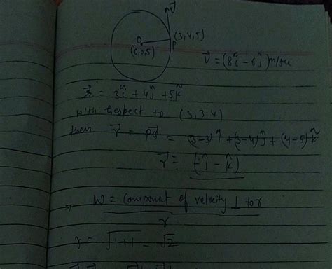 a particle undergoes uniform circular motion the velocity and angular velocity of the particle