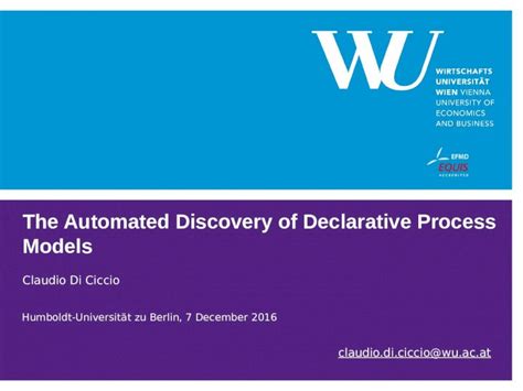 pptx automated discovery of declarative process models dokumen tips