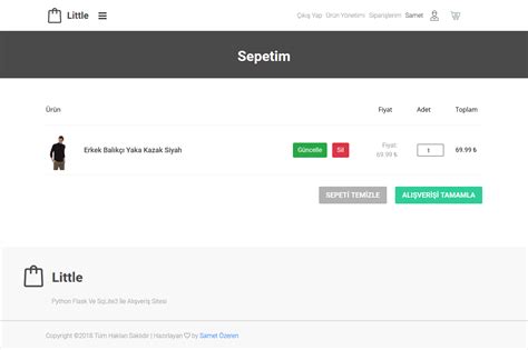 GitHub Sametozeren Python Flask Sqlite Shopping Site Python Flask